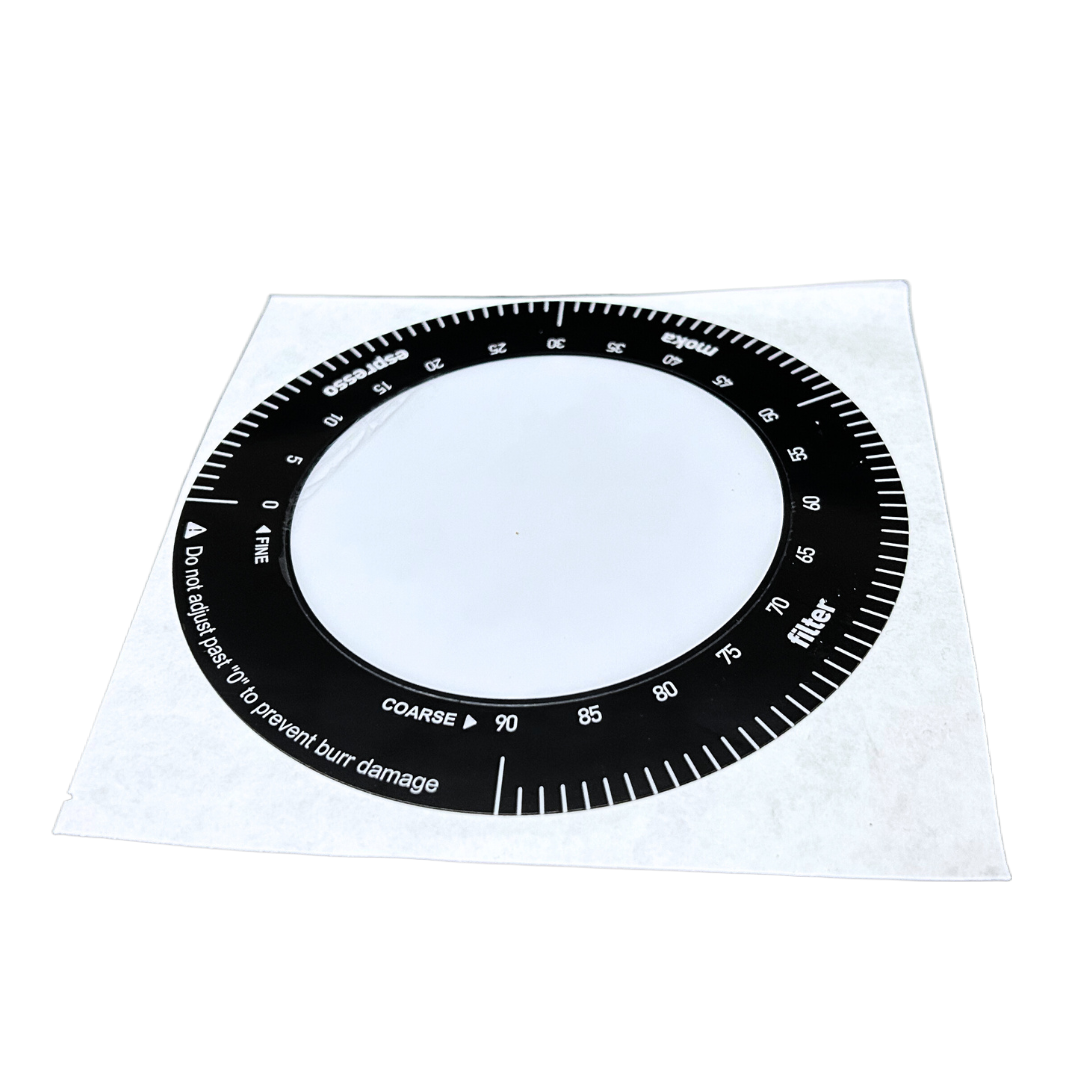 Replacement Grinder Dial Sticker – DF Grinders